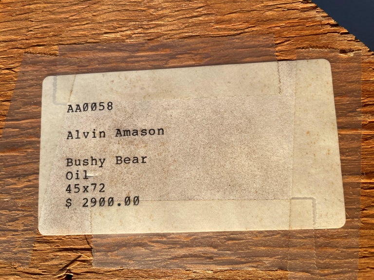 Alvin Amason - "Bushy Bear," Alvin Amason, Colorful Polar Bear in the ...