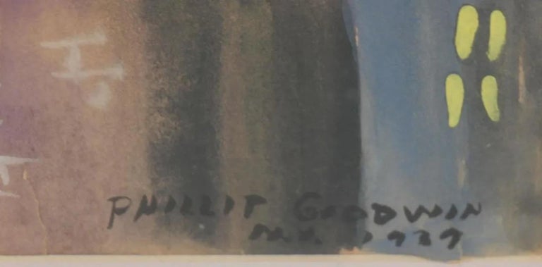 Phillip Goodwin - "Times Square" Mid 20th Century 1937 Modernism ...