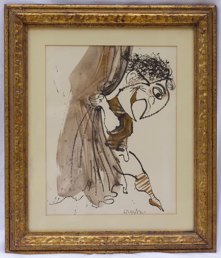 William Gropper - Actor WPA American Scene Mid 20th Century Social ... William Gropper - Actor WPA American Scene Mid 20th Century Social ...