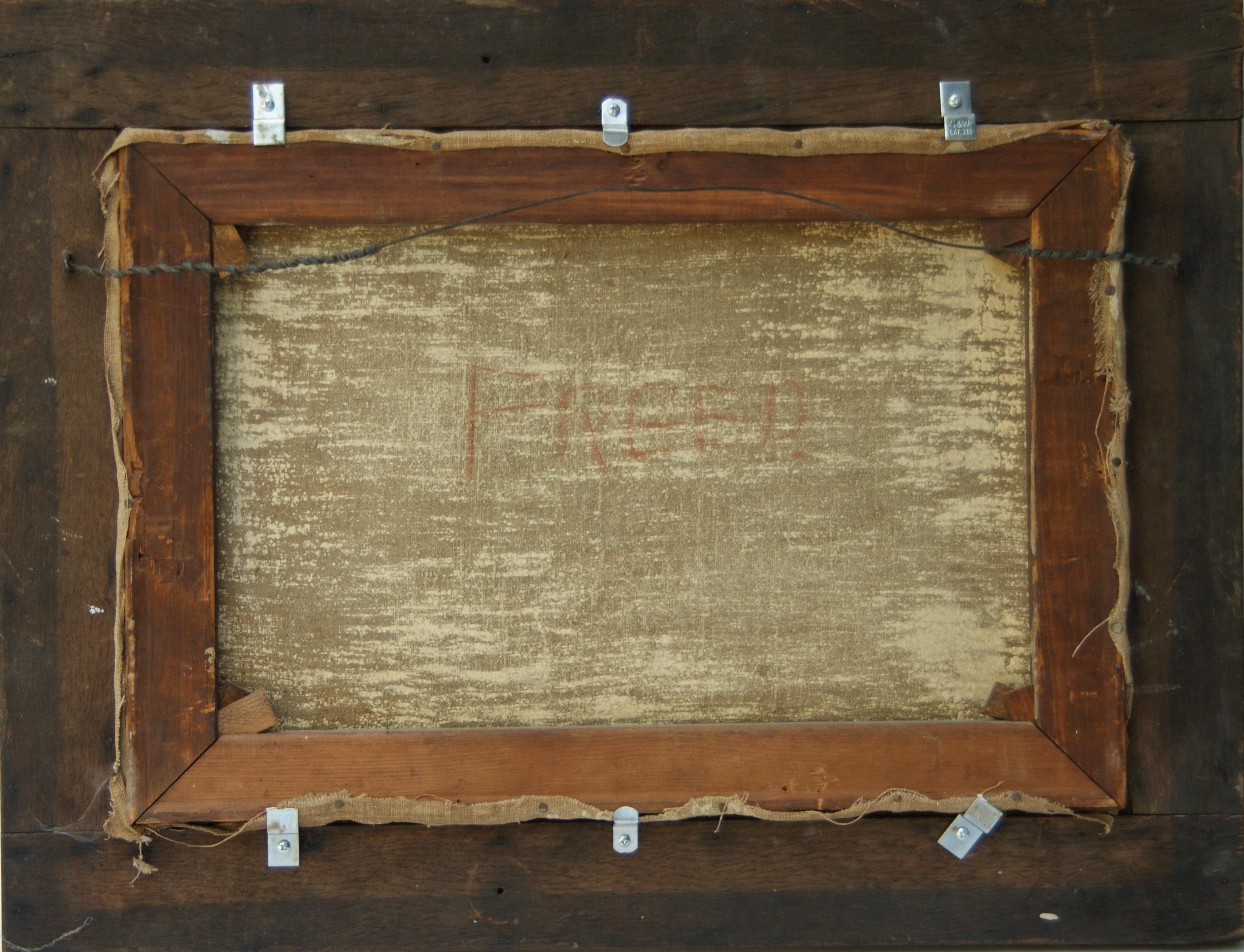 William Freed - BOWERY Oil Painting WPA American Scene Modernist ...