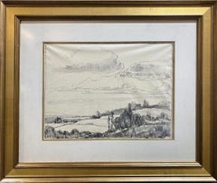Landscape Drawings and Watercolors at 1stDibs