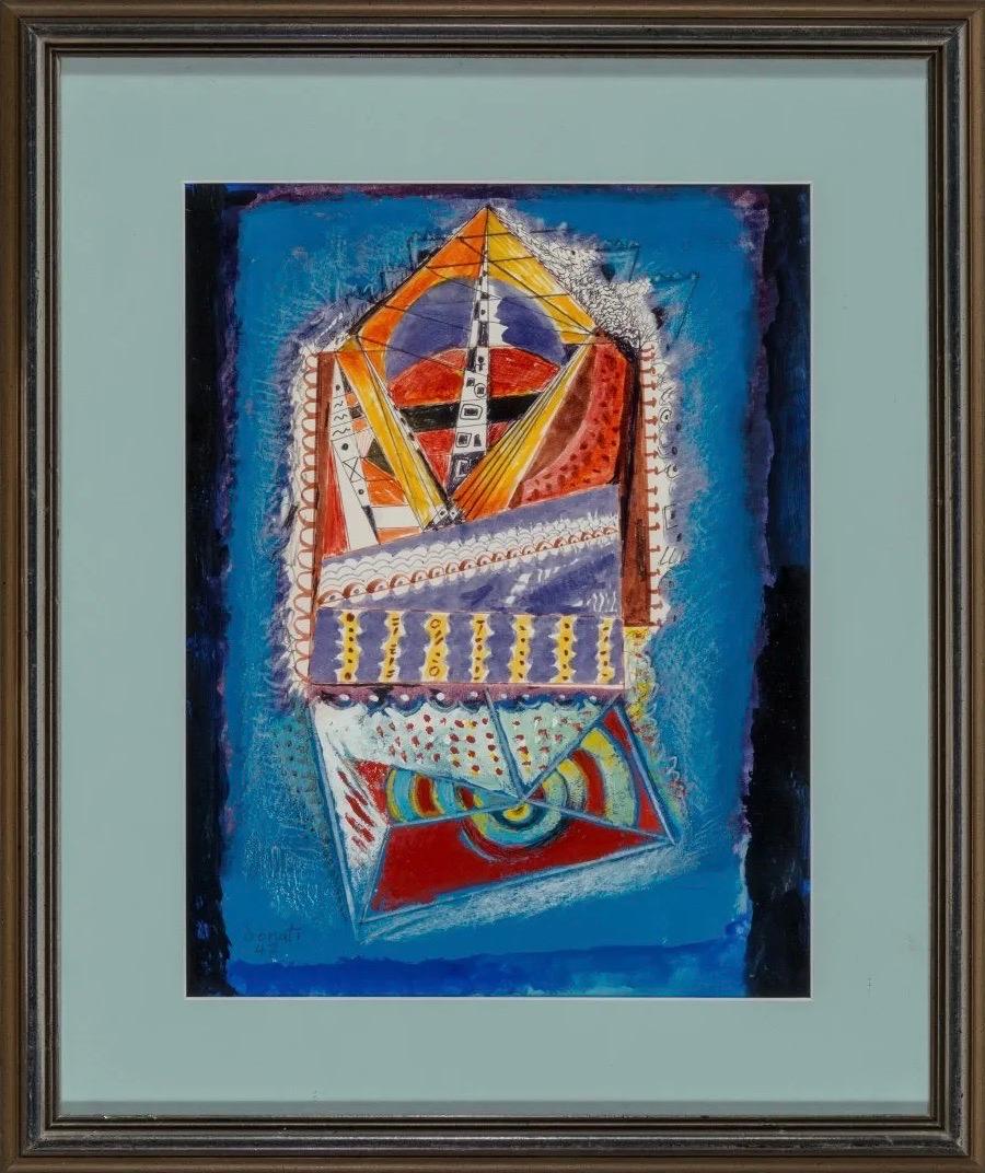 Enrico Donati - Abstract Expressionism Mid 20th Century Italian ...