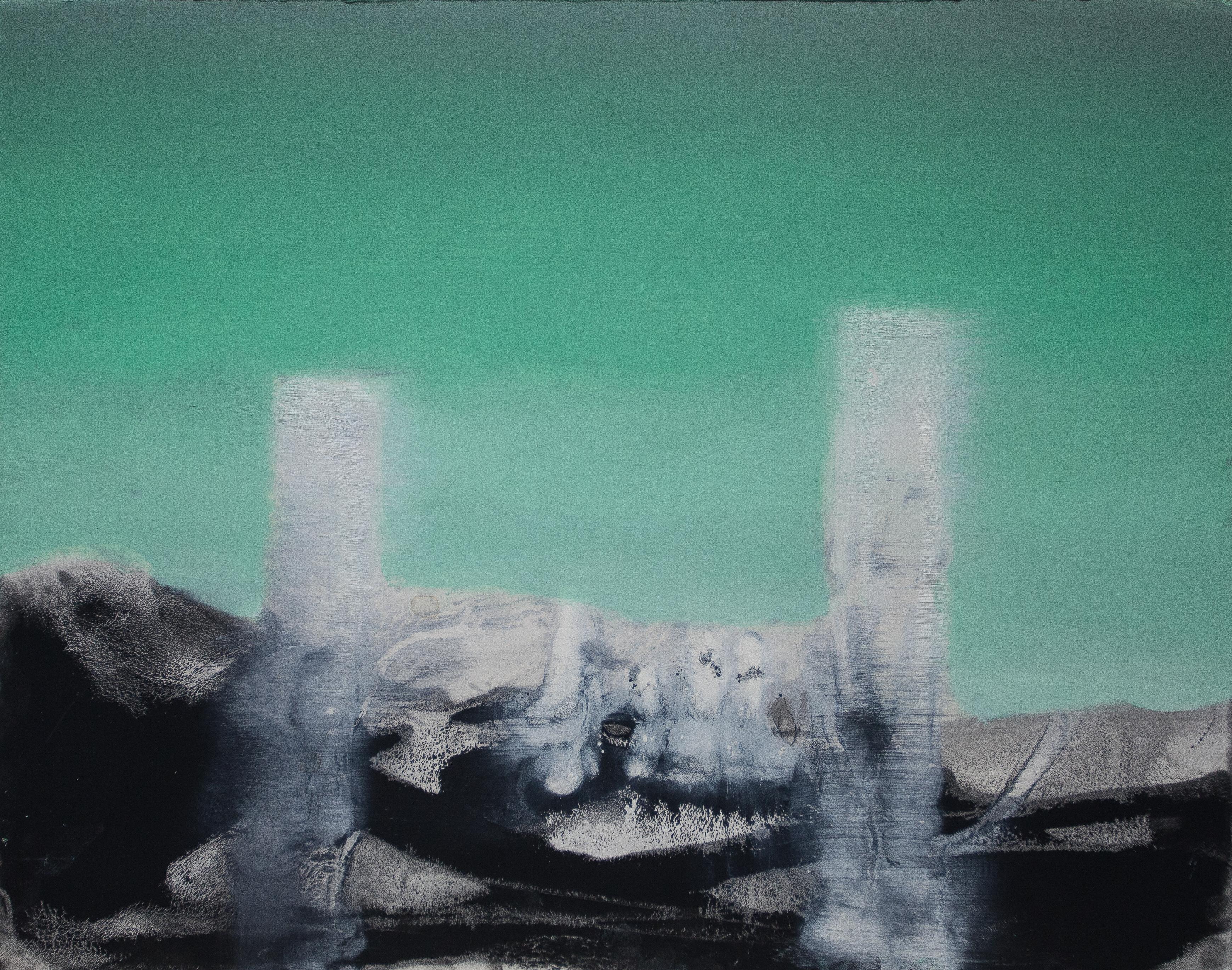 Mb Boissonnault - "Wave #1" Abstract Contemporary Art, Oil on Paper For ...