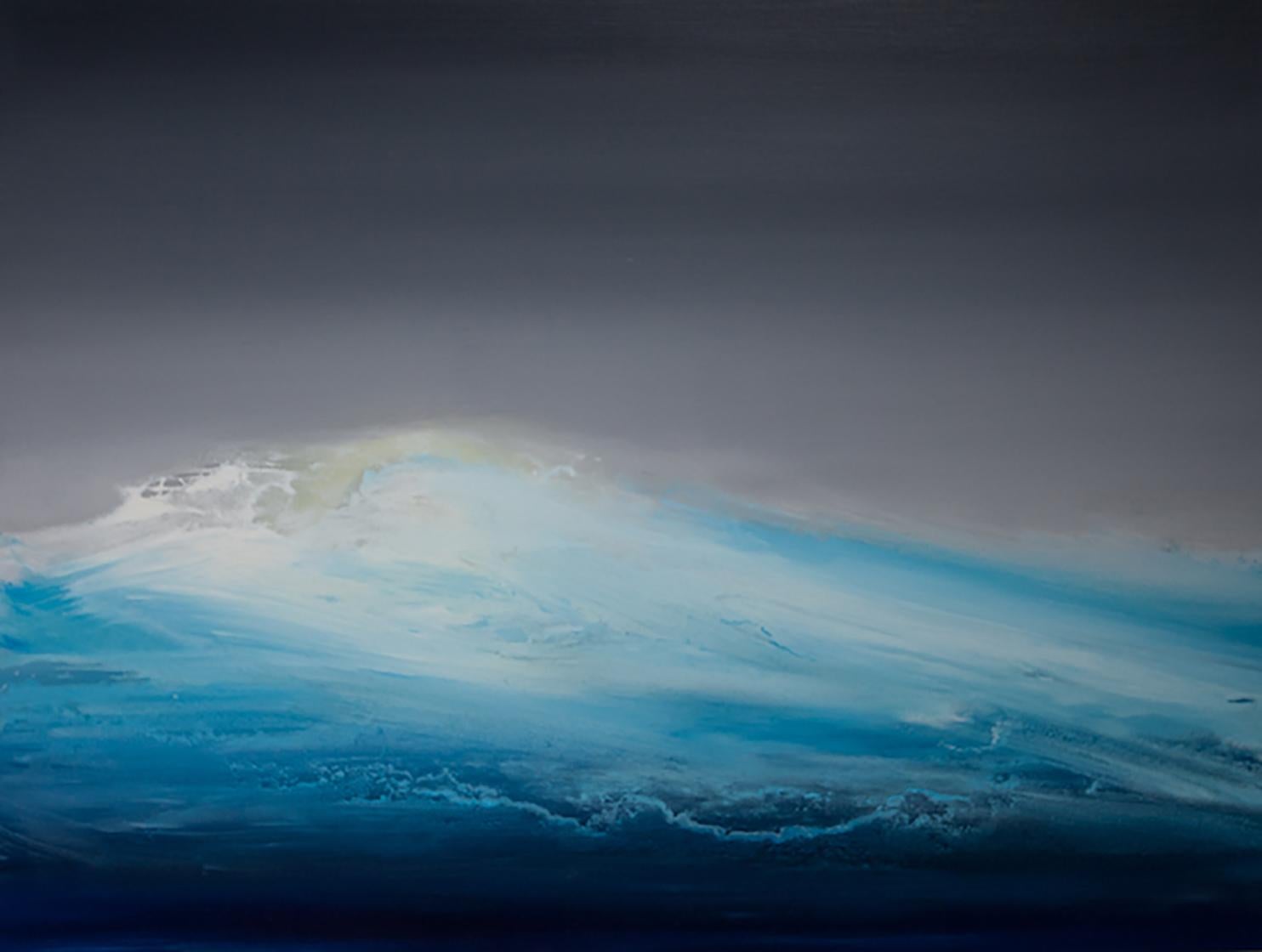 Mb Boissonnault - "Blueyrmind" Abstract Contemporary Art, Oil on ...