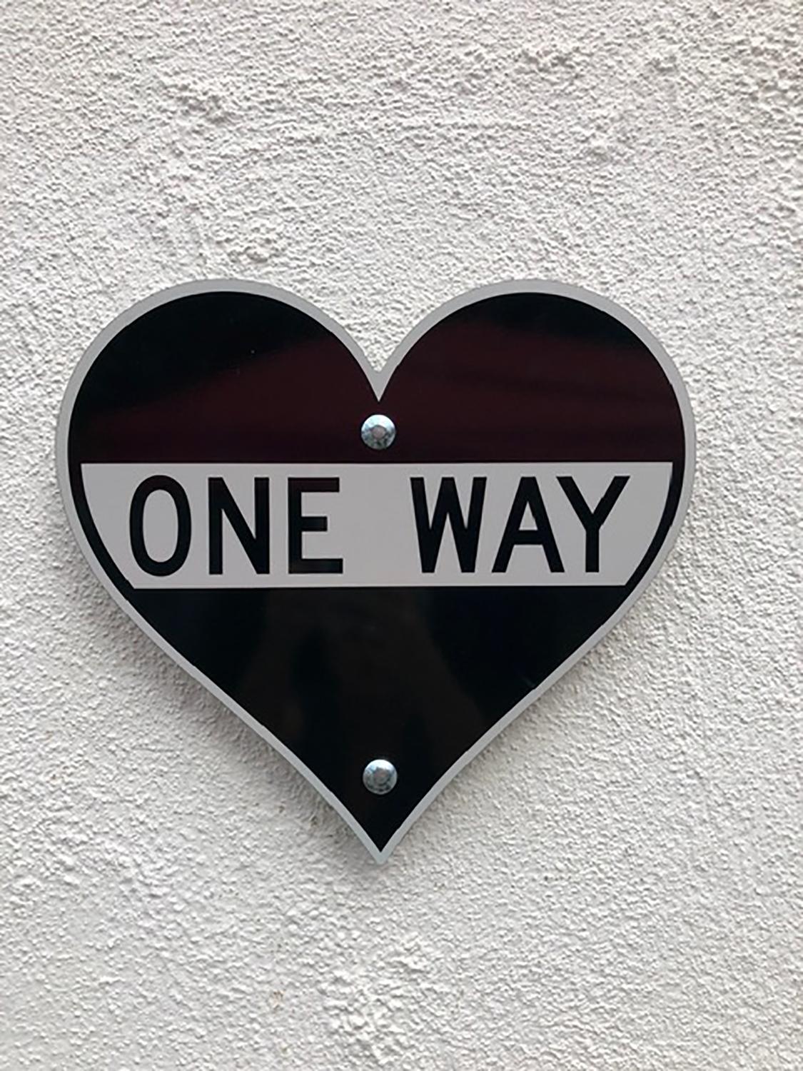 Scott Froschauer - "One Way - Heart" - Contemporary Street Sign ...