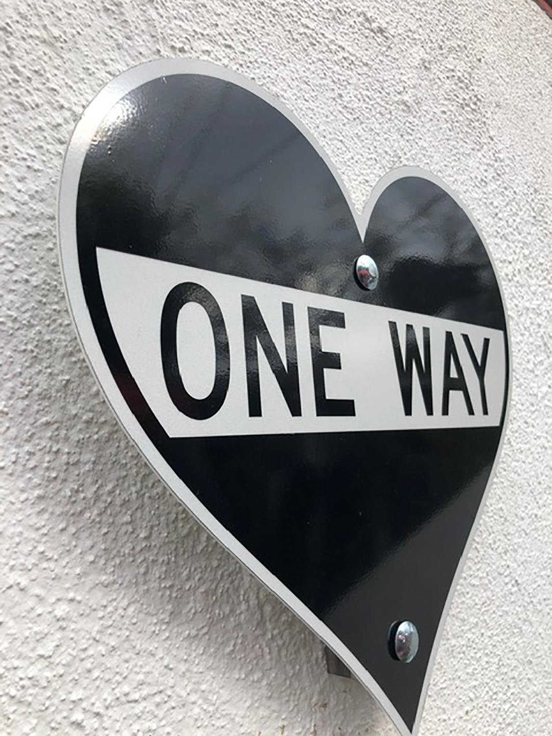 Scott Froschauer - "One Way - Heart" - Contemporary Street Sign ...