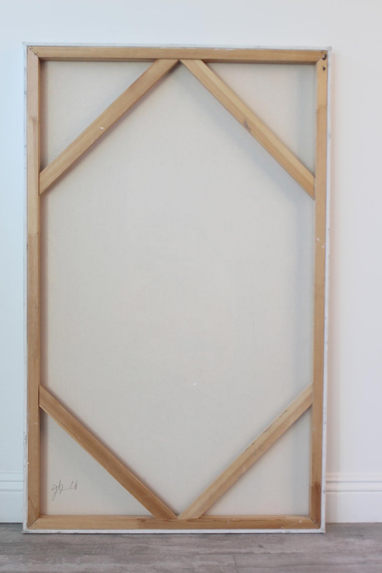 Jacqueline Jandrell - "Bleu 1" - Acrylic on Canvas For Sale at 1stDibs