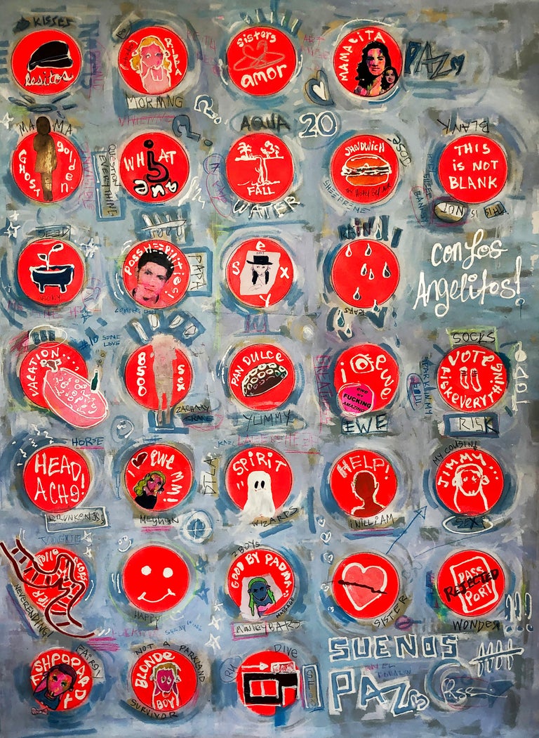 Little Ricky - Dream Project #10, acrylic, spray paint, graphite, mixed ...