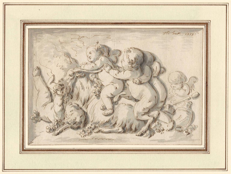 Jean Baptiste Huet - Old Master Drawing by Jean Baptiste Huet I (1745 ...