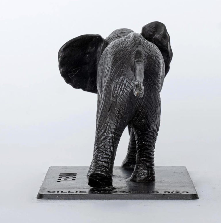Gillie and Marc Schattner - Authentic Bronze Orphan Mbegu Elephant ...