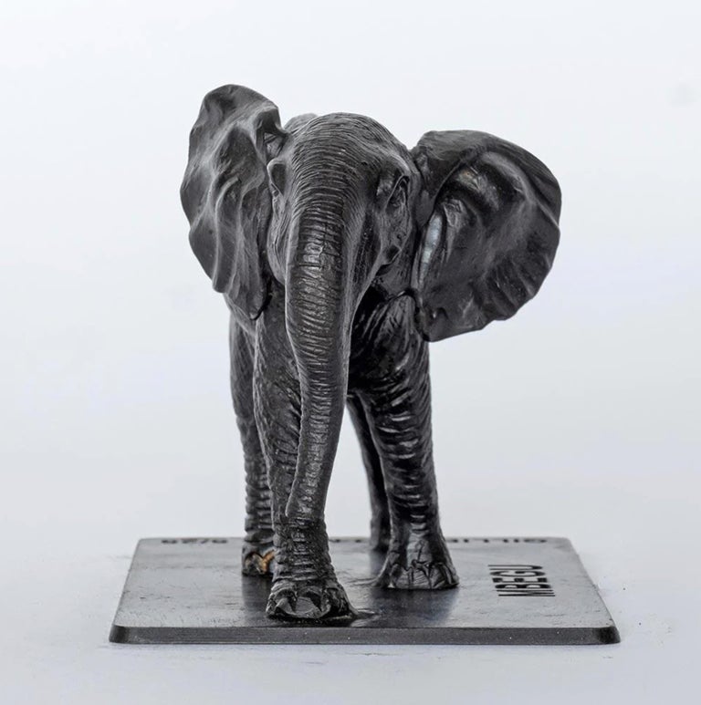 Gillie and Marc Schattner - Authentic Bronze Orphan Mbegu Elephant ...