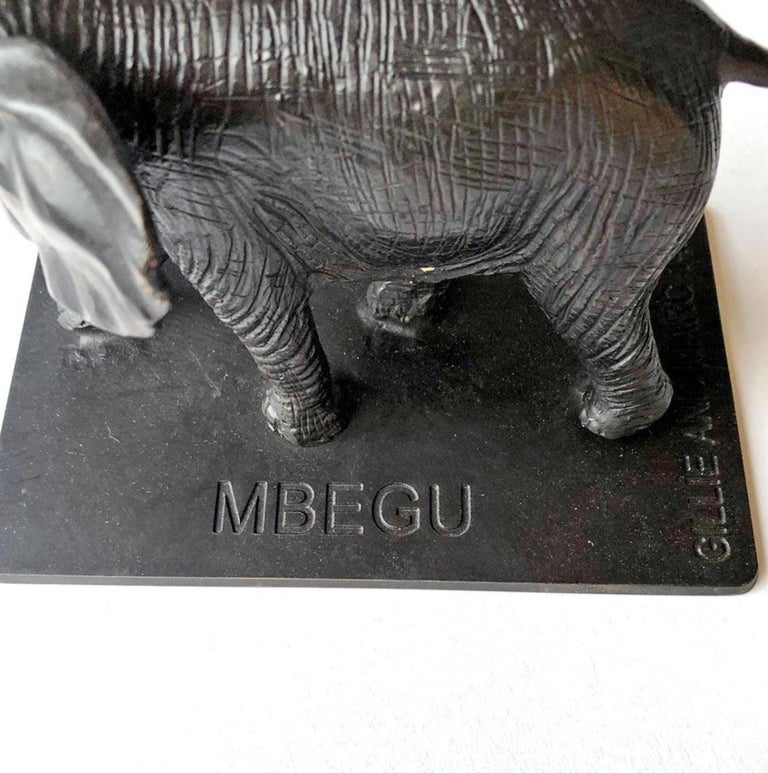 Gillie and Marc Schattner - Authentic Bronze Orphan Mbegu Elephant ...