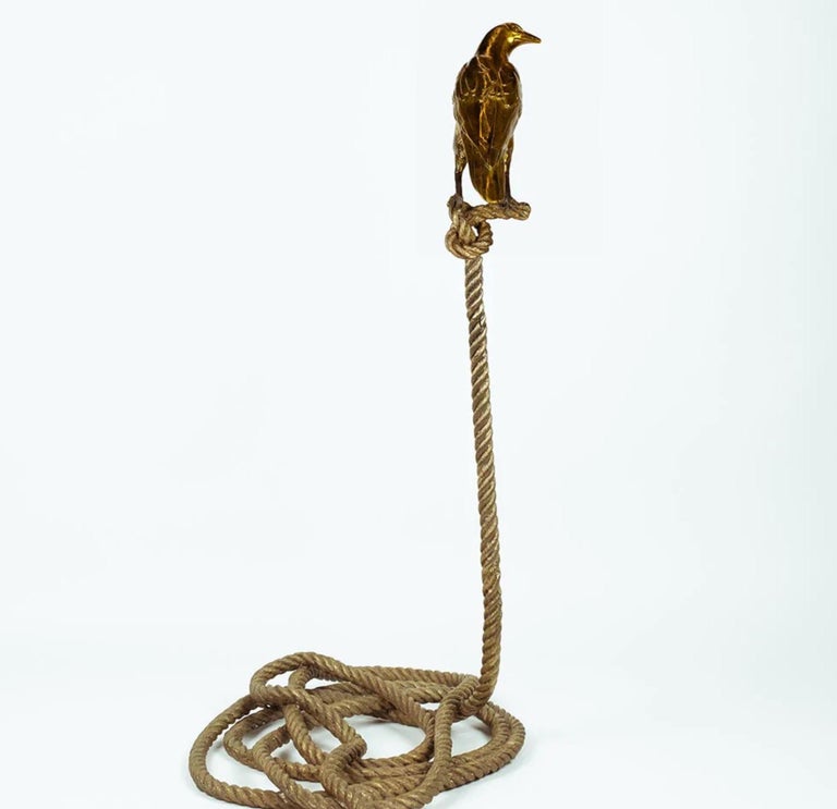 Gillie and Marc Schattner - Authentic Bronze Simon, the magpie on short ...