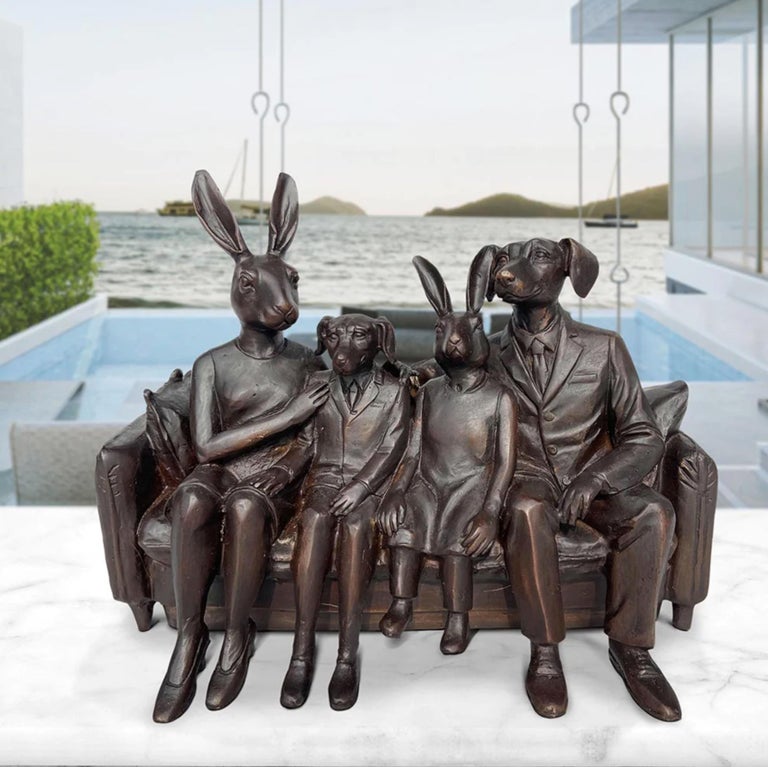 Gillie and Marc Schattner - Authentic Bronze The family that sits ...