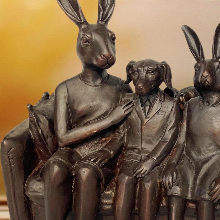 Gillie and Marc Schattner - Authentic Bronze The family that sits ...