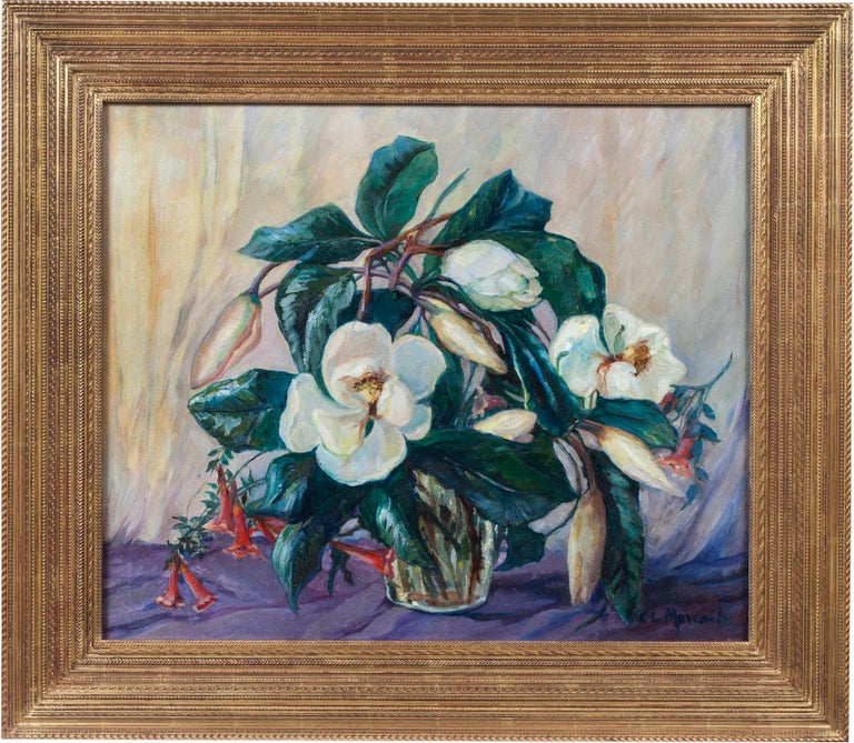 Clara Lotte Von Marcard-Cucuel - Magnolias, Floral Still Life by Clara ...