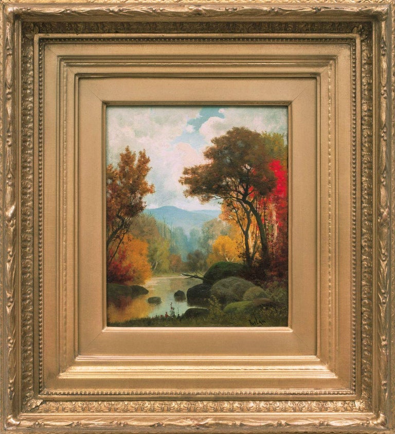 Charles T. Phelan - Hudson River School Autumn Landscape by Charles T ...