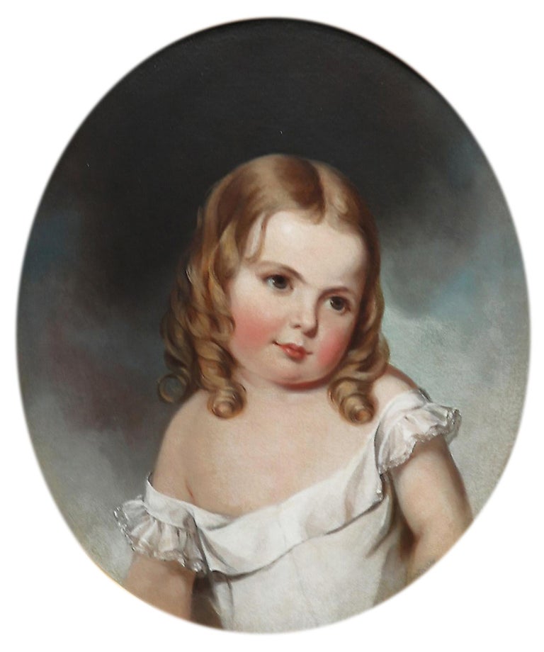 Jane Cooper Sully Darley - Portrait of Ellie Kendall, Age 2 1/2 Years ...