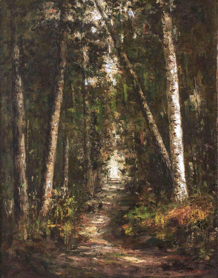 Helen Mary Knowlton - Forest Path, a landscape painting by Helen Mary ...