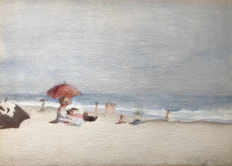 M.J. Whaley - Beach Scene at Coney Island, 1905, by Miss. M.J. Whaley ...