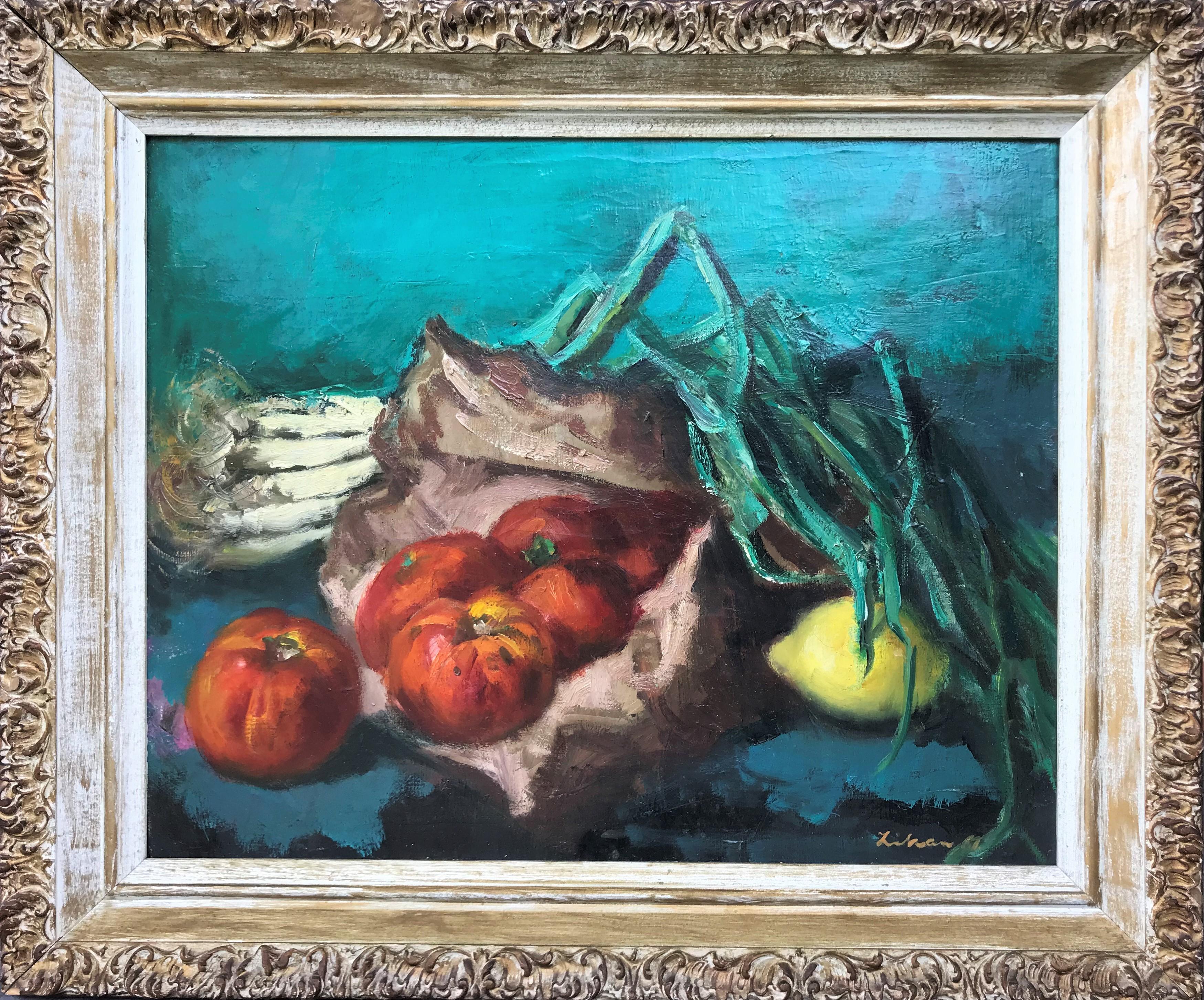 Gustav Likan - Floral Still Life at 1stDibs