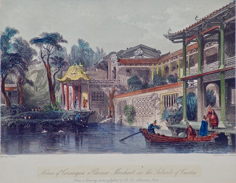 Thomas Allom - Architectural Engraving of the House of Conseequa ...