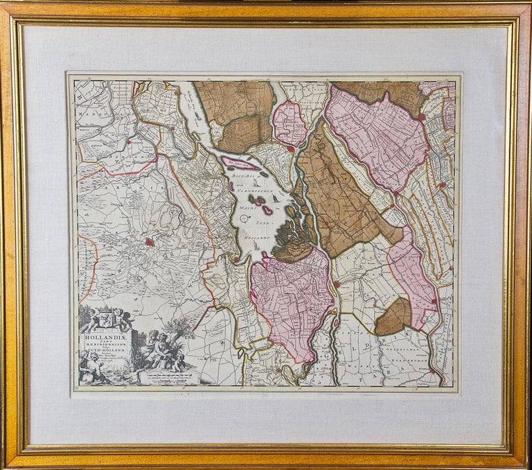 Nicolaus Visscher - A Hand Coloured 17th Century Visscher Map ...