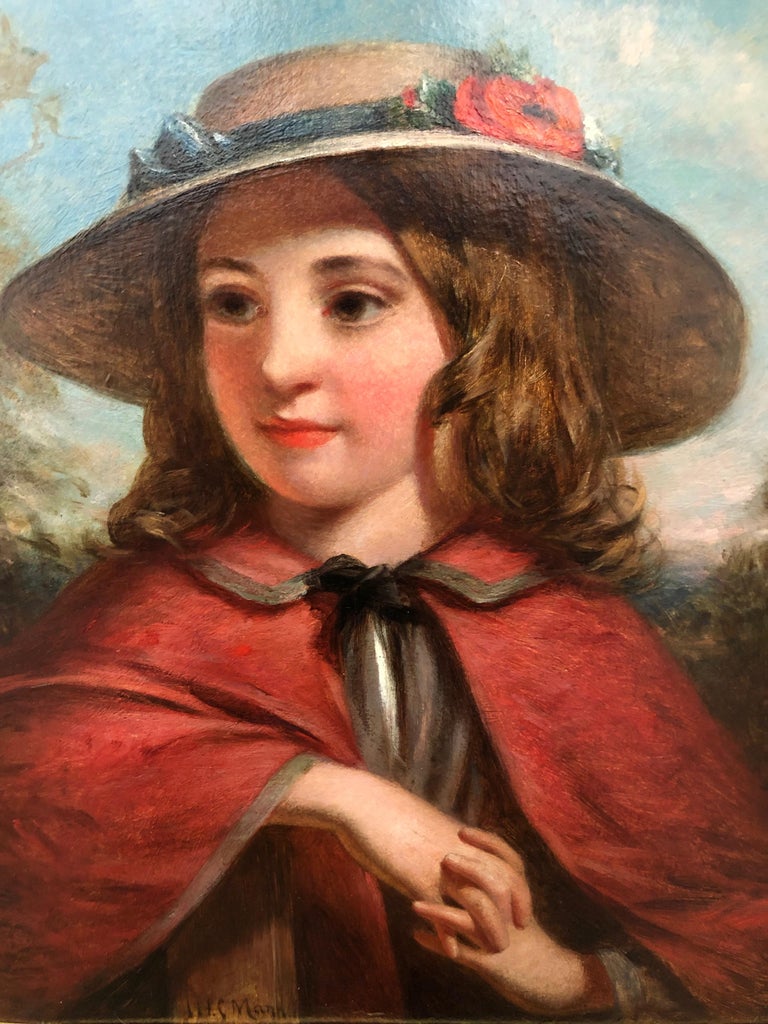 Joshua Hargrave Sams Mann - Little Red Riding Hood - Literary Portrait ...