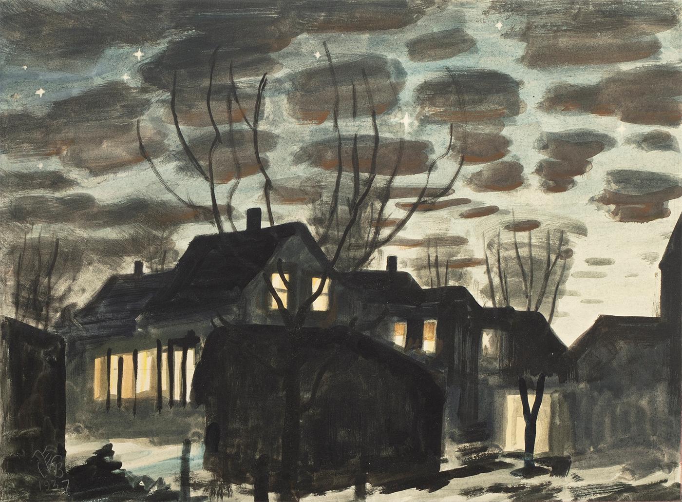 Charles E. Burchfield Art - 18 For Sale at 1stDibs