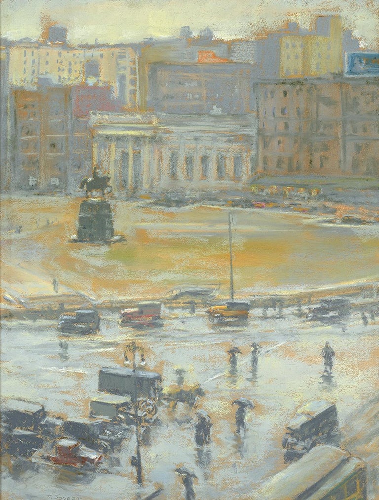 Julian Joseph - Rain in Union Square For Sale at 1stDibs