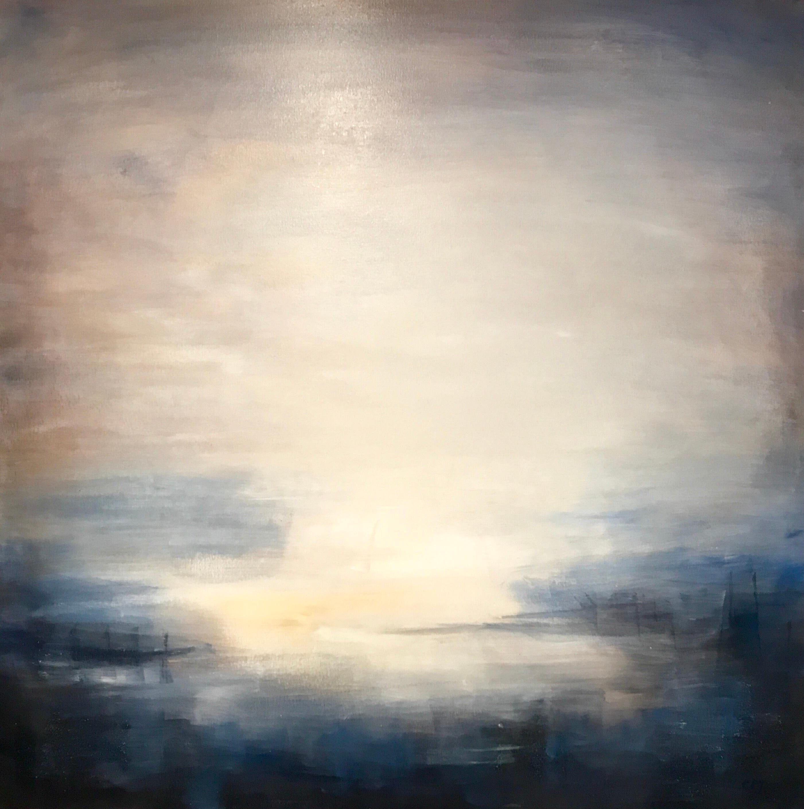 Clodagh Meiklejohn - The Boat - A Contemporary Landscape Painting by ...