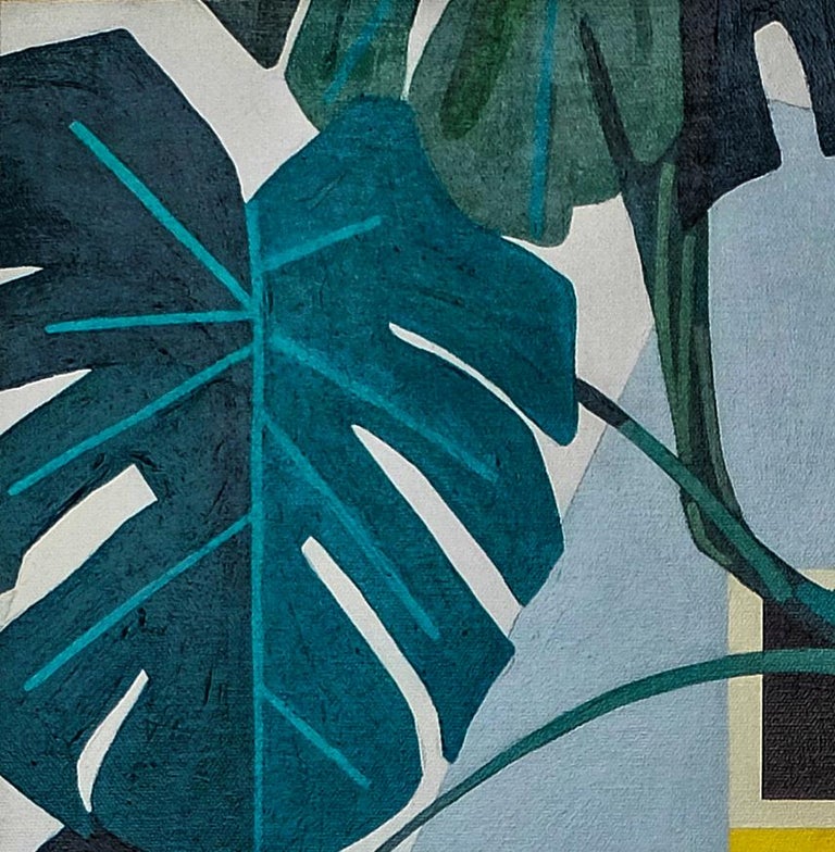 Donald Maclean - Monstera-Deliciosa, Isometric - Contemporary Still ...