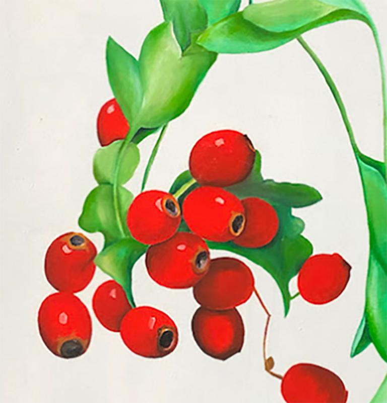 Katie Litton - Wishing Berrie - Contemporary Nature Painting by Katie ...