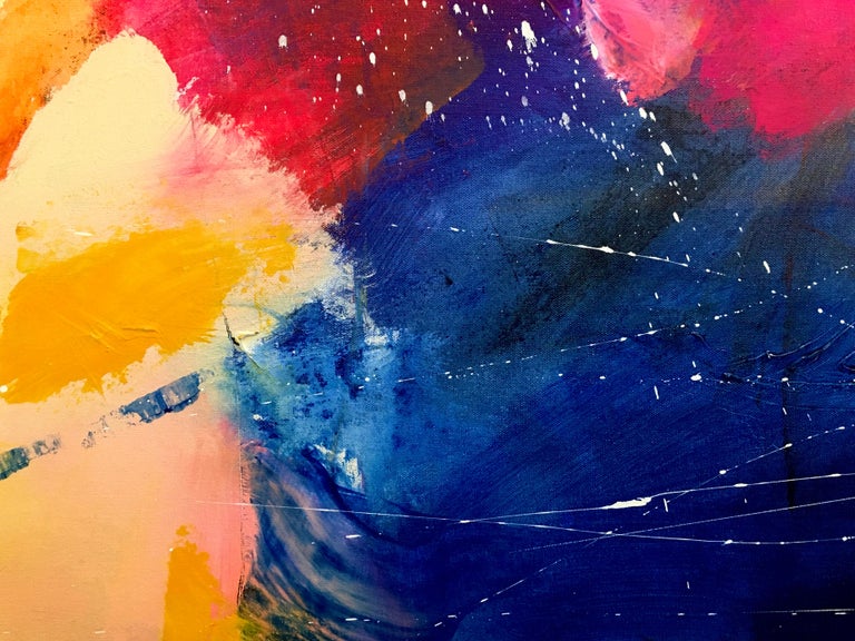 Natasha Barnes - Kisses and Sunshine - Abstract Painting by Natasha ...