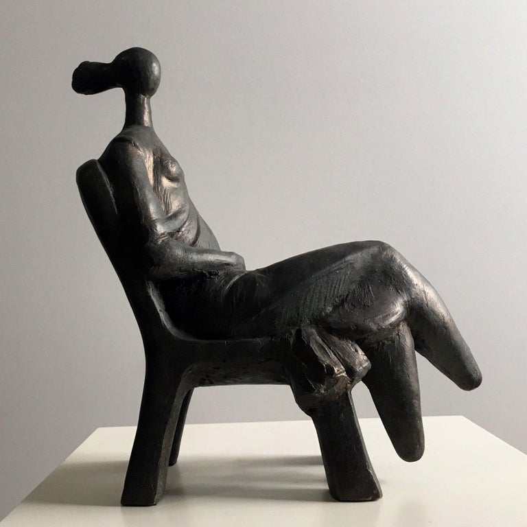 Martín Duque - The Wait - Martín Duque Impressionist Bronze layer ...