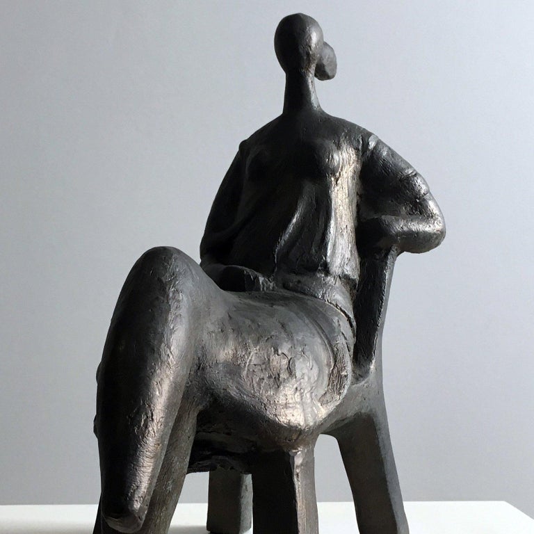 Martín Duque - The Wait - Martín Duque Impressionist Bronze layer ...