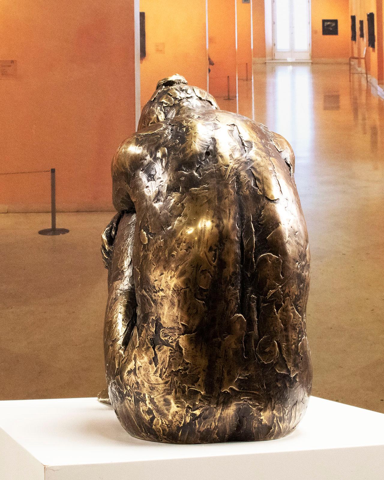 Martín Duque - Big Act of Cluster Woman Bronze layer Sculpture Martín ...