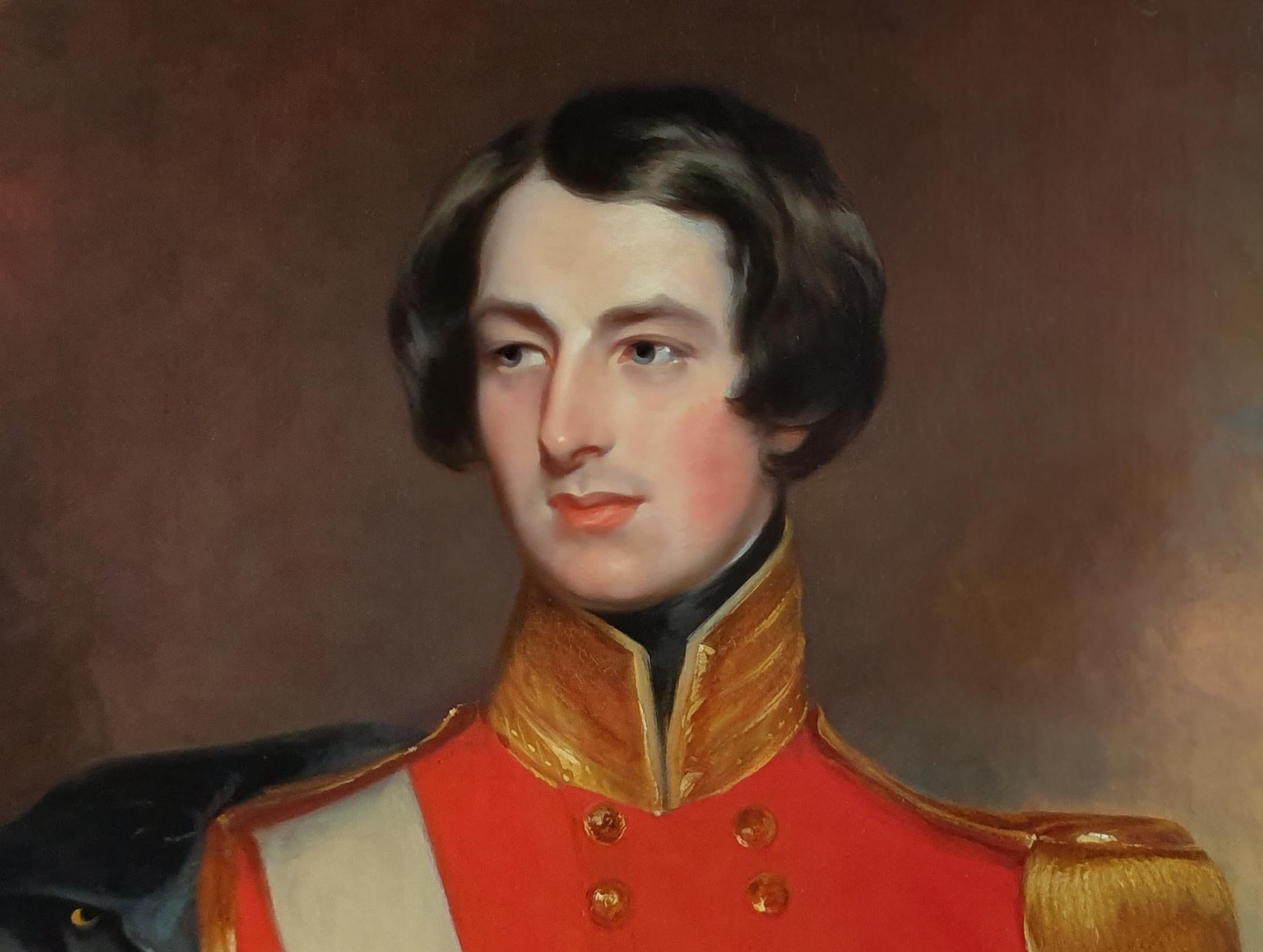 PORTRAIT of Robert George Duff (1817-1890), Fine Original Frame at 1stDibs