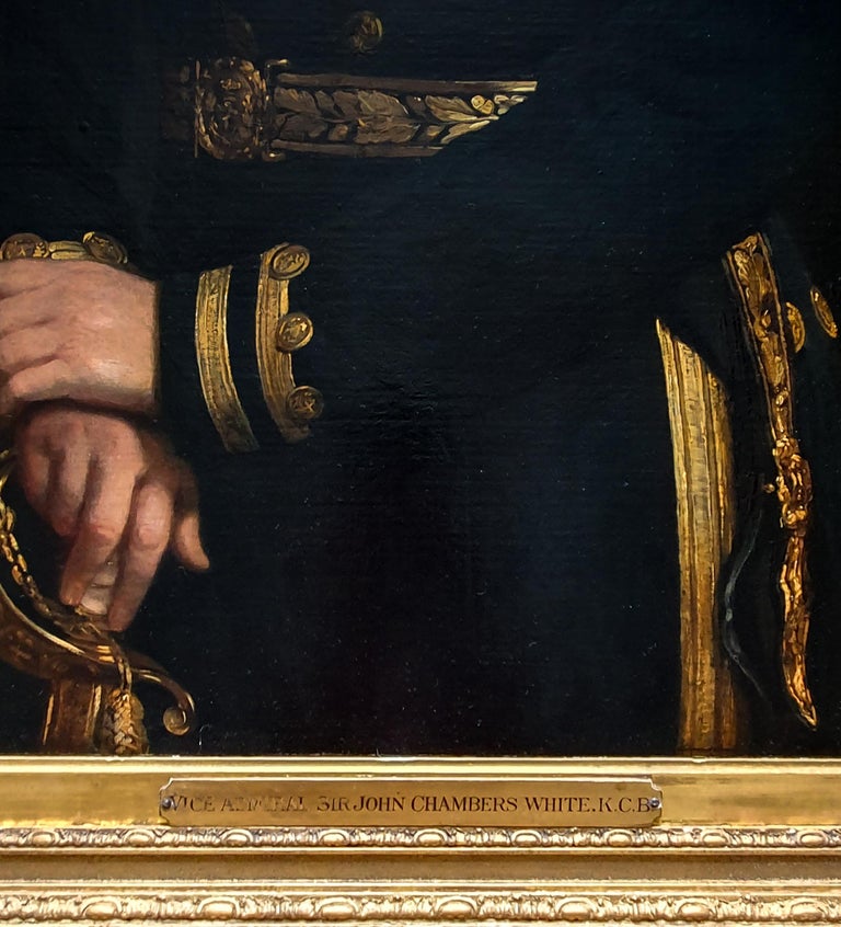 George Patten - PORTRAIT of Vice Admiral Sir John Chambers White (c ...