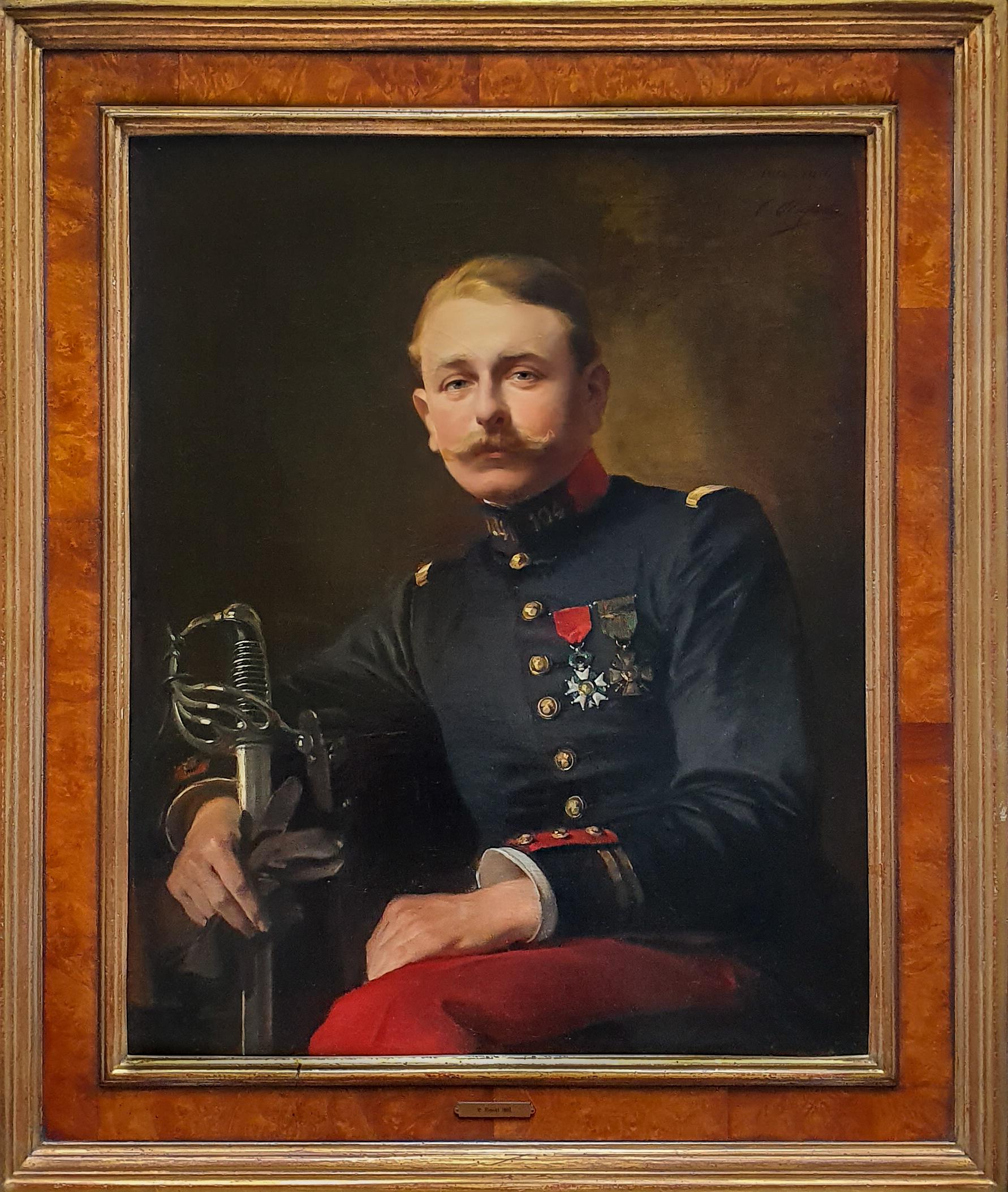 Paul Riquet - Portrait of a French Officer, Signed and Dated at 1stDibs ...