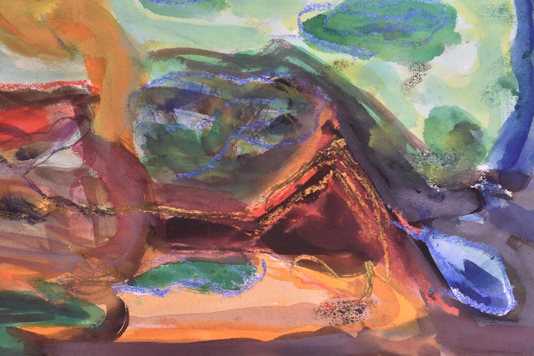 Ad Snijders - Dutch Artist Abstract Expressionism Mixed Media on Paper ...