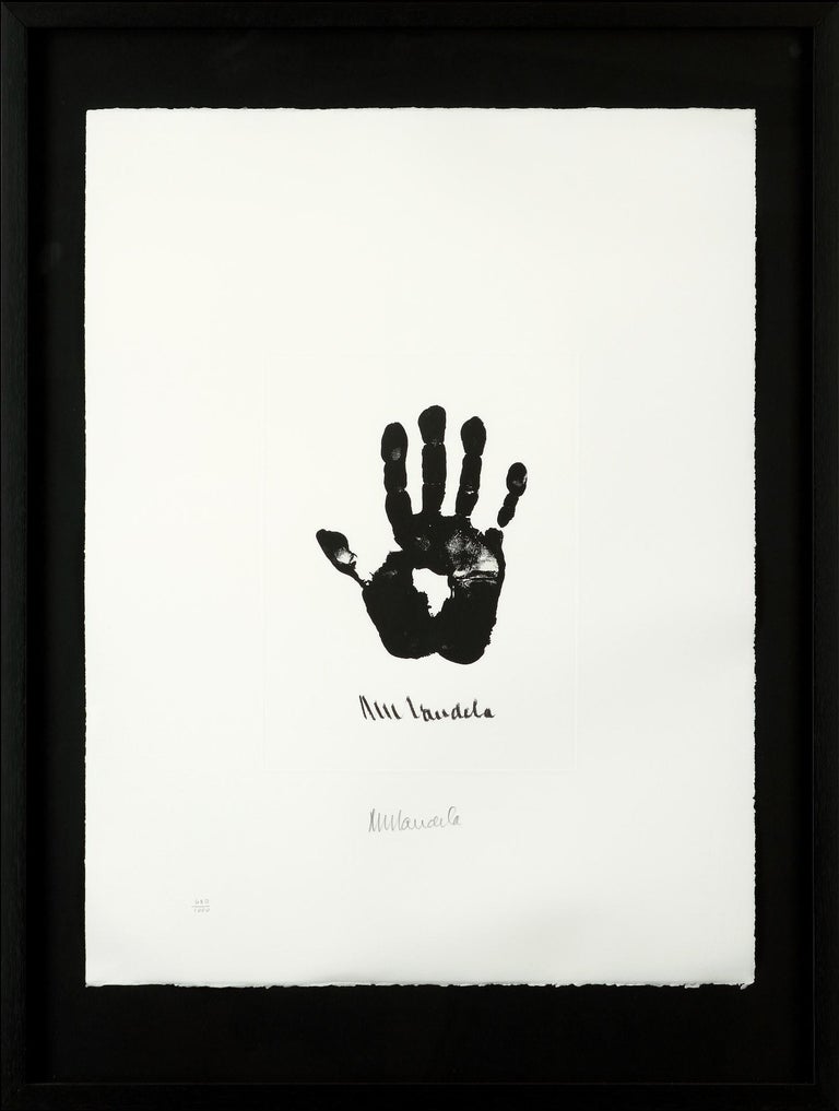 Nelson Mandela - Hand of Africa - Mandela, Former South African ...
