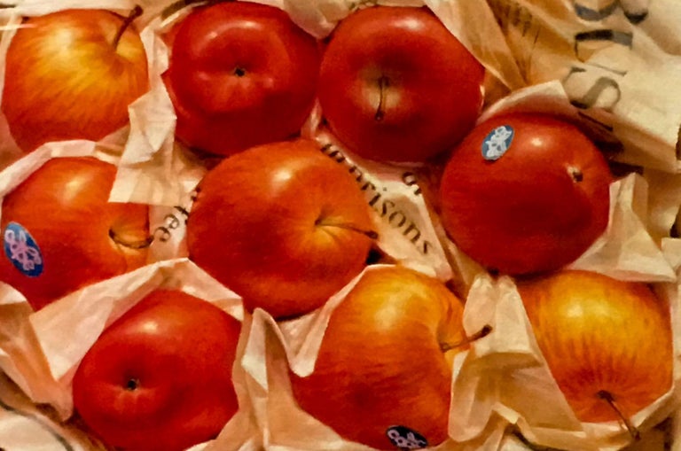 Mark Midgley - Apples - Still Life, Original Oil, Fruit and Vegetables ...