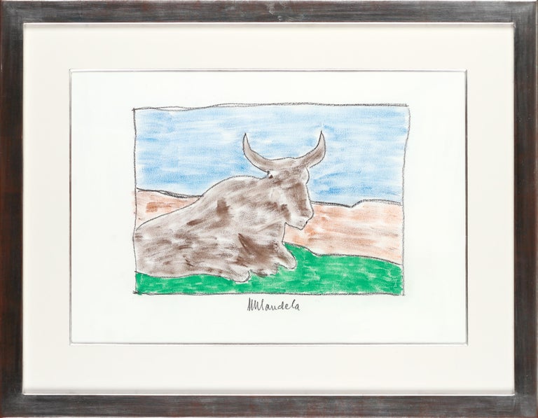 Nelson Mandela - Madiba’s Nguni Bull I - Mandela, Former South African ...