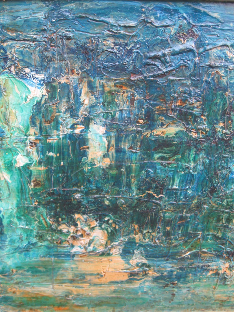 Stanley Smith - Large 20th Century Abstract Expressionist Oil circa ...