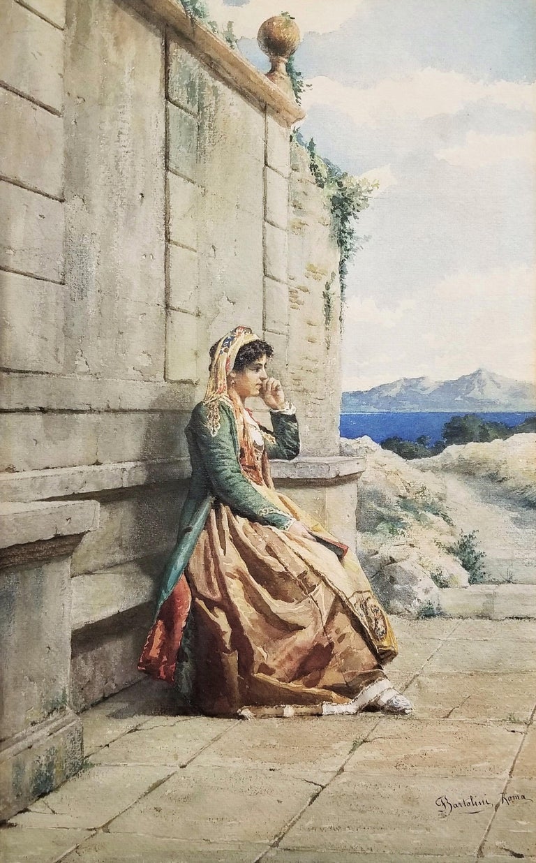 Filippo Bartolini - Resting Lady, Roma For Sale at 1stDibs
