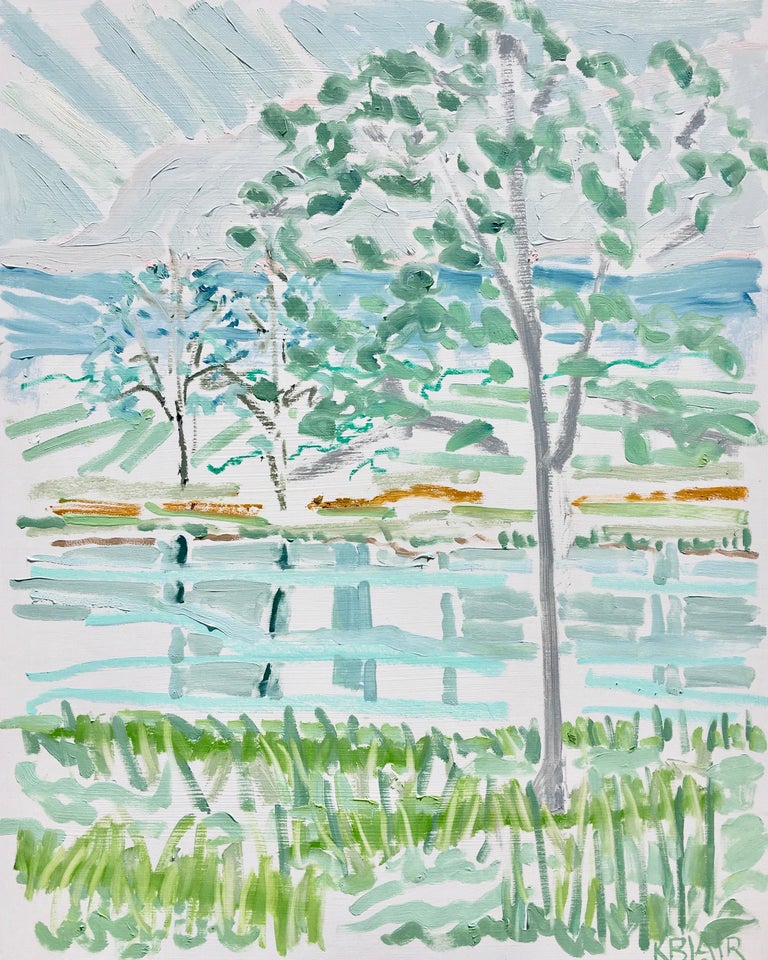 Karen Blair - Trees by the Water II For Sale at 1stDibs