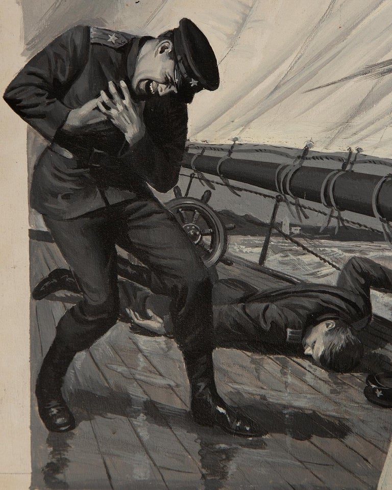 Samson Pollen - Men's Adventure Magazine Illustration at 1stDibs