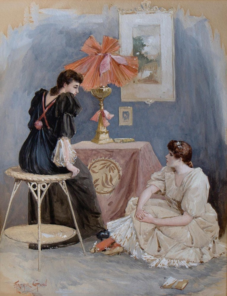 Archie Gunn - How Those Girls Love One Another at 1stDibs