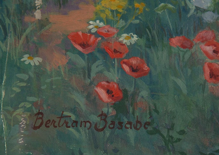 Bertram Basabe - Seaside Country Flapper Girl For Sale at 1stDibs